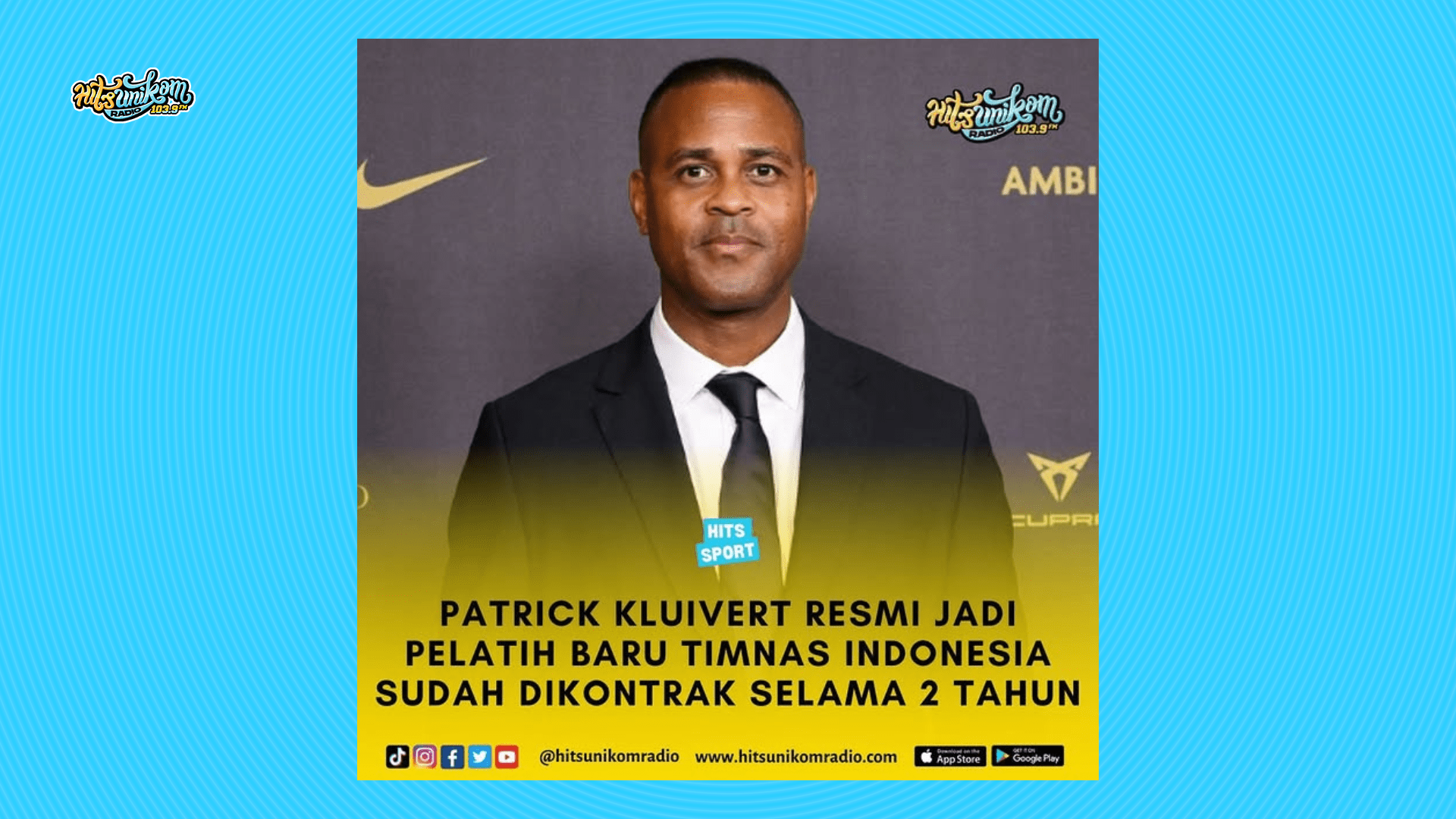 PATRICK KLUIVERT RESMI JADI PELATIH BARU TIMNAS INDONESIA SUDAH DIKONTRAK SELAMA 2 TAHUN